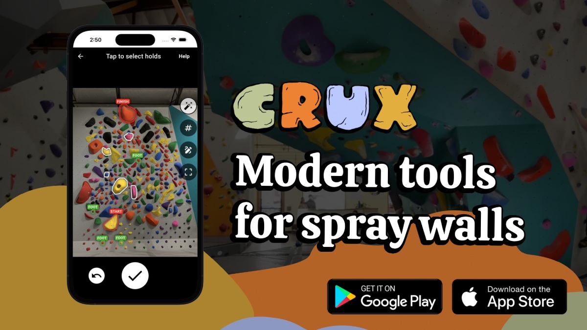 Crux Climbing App - Set Custom Climbs On Any Wall In The Gym